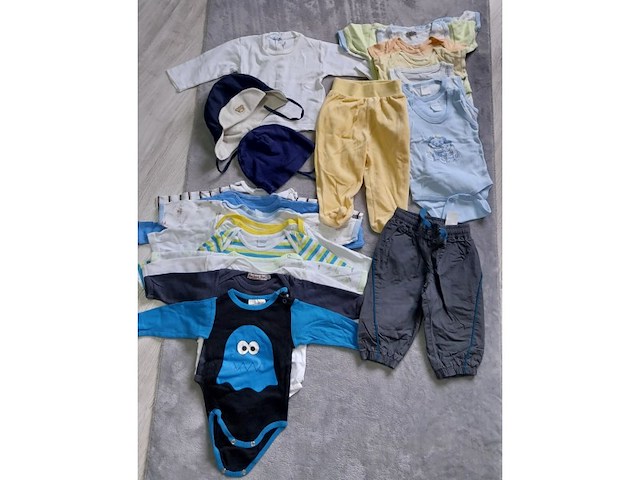 SET STVARI ZA BEBE-VEL 68/74- 22 KOMADA