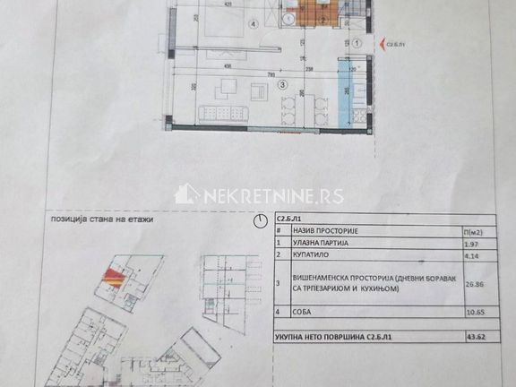 Prodaja Dvosobnog stana - Tesla Palace, Kragujevac
