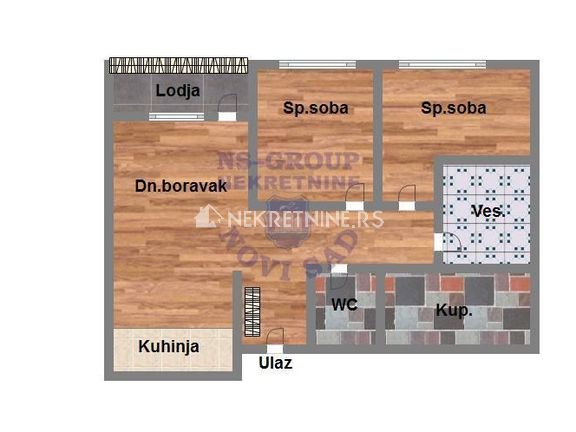 Trosoban 66m2 Bulevar Patrijarha Pavla