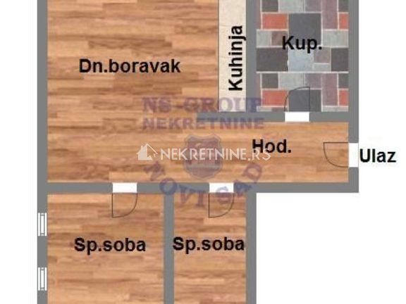 Trosoban stan na Miseluku,55m2