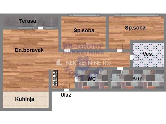 Trosoban stan sa PDV-om