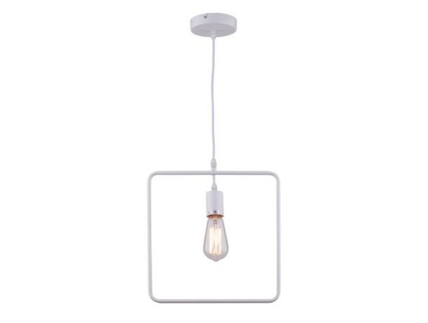 -A M161714 visilica beli kvadrat 1xE27 Max.60W/220V Mitea Lighting