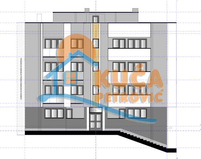 Trosoban stan, 69.21 m2, Donja Vrežina, Crnogorska ID: p-014985