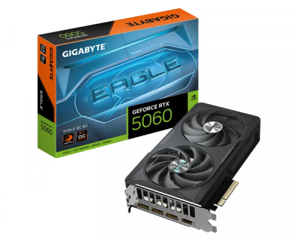 GIGABYTE nVidia GeForce RTX 5060 EAGLE OC 8GB 128bit GV-N5060EAGLE OC-8GD rev 1.0 grafička karta
