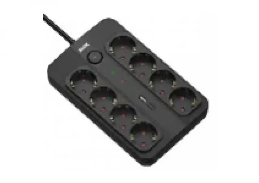Produžni kabl sa prenaponskom zaštitom sa 8 utičnica MAX MPS-908SB-3M/3m/USB port