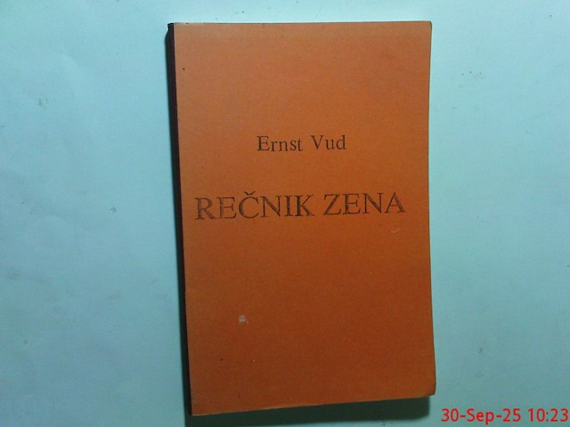 ERNST  VUD  -  RECNIK ZENA