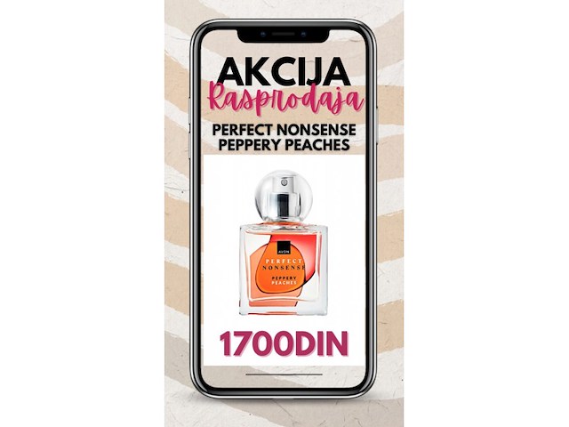 * AVON - Perfect Nonsense Peppery Peach EDP 50ML*