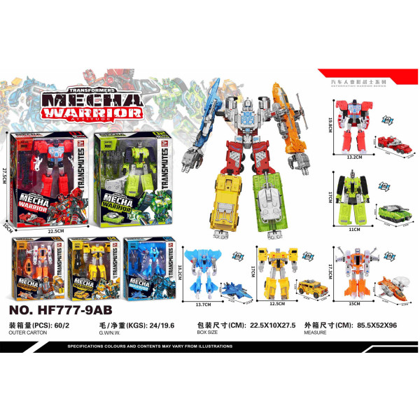 HK Mini robot transformer, plavi