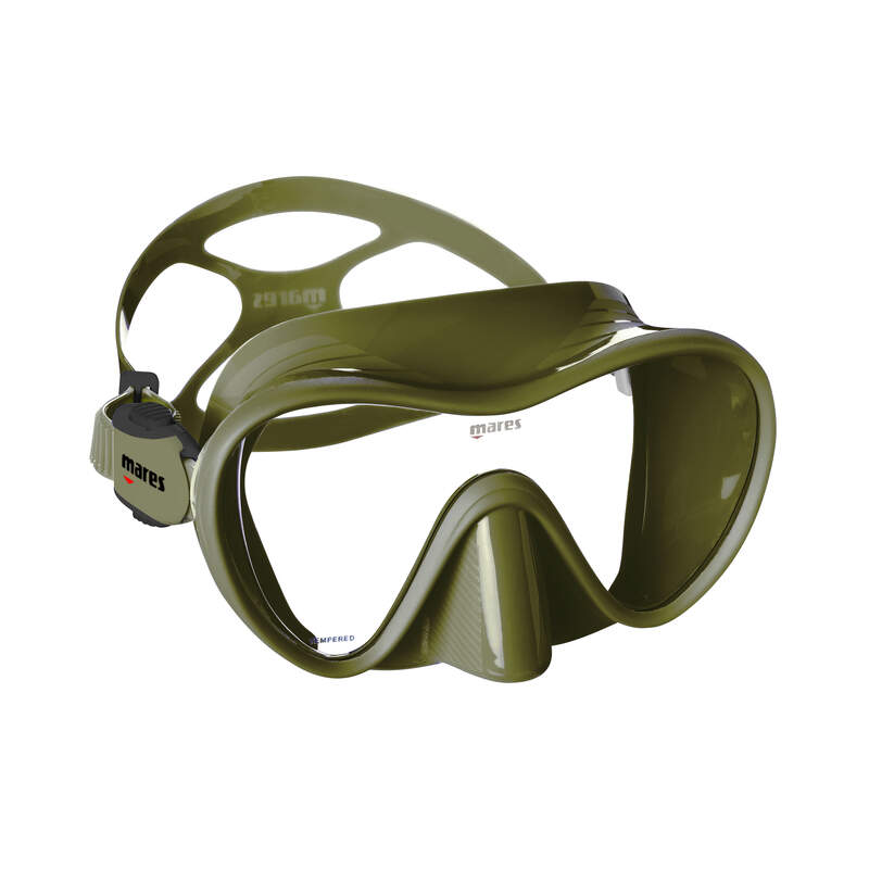RONILAČKA MARES MASKA TROPICAL OLIVE GREEN