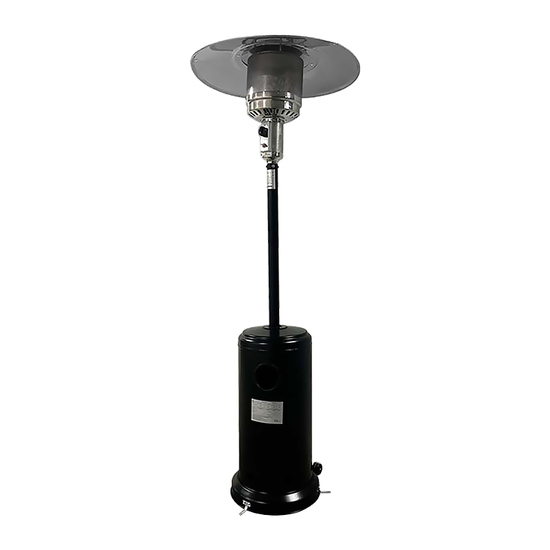 Grejalica Fox G-220, Gasna, Podna, 13 kW, Visina 221 cm, Crna