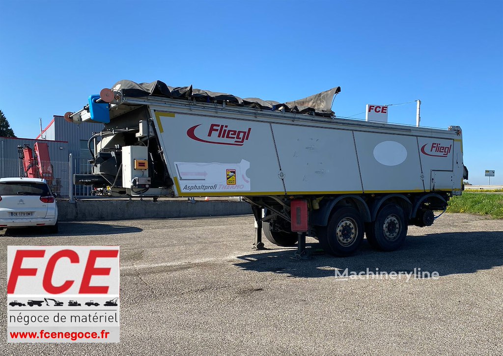 Fliegl THERMO ASS372/Asphalt-Profi termo bunker za asfalt nakon udesa