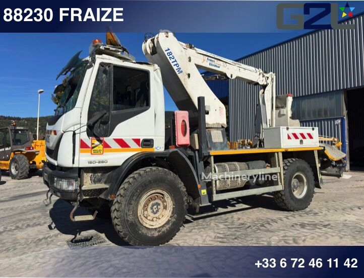 IVECO EUROCARGO 150-280 / FRANCE ELEVATEUR 182TPM *ACCIDENTE* auto dizalica s korpom nakon udesa