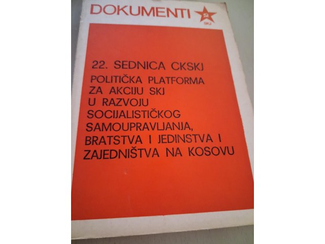 DOKUMENTI 22. SEDNICA CKSKJ