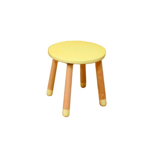 Yellow Chair Yellow Kid's Stool
