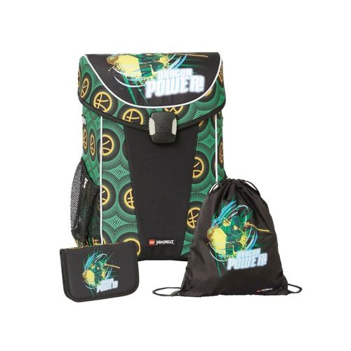 LEGO Ninjago lagani školski ranac, trodelni set – ranac, pernica, vreća
