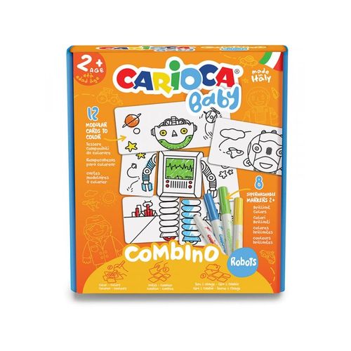 CARIOCA Flomaster set Combino Robots Baby 1/8 42896