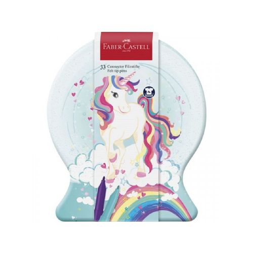 FABER-CASTELL Flomaster set 1/33 Connector Unicorn met. kut. 155544 G200