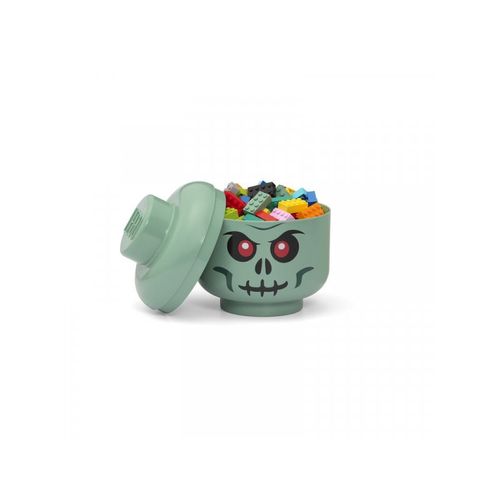 LEGO Glava za odlaganje (mala): Zeleni skeleton