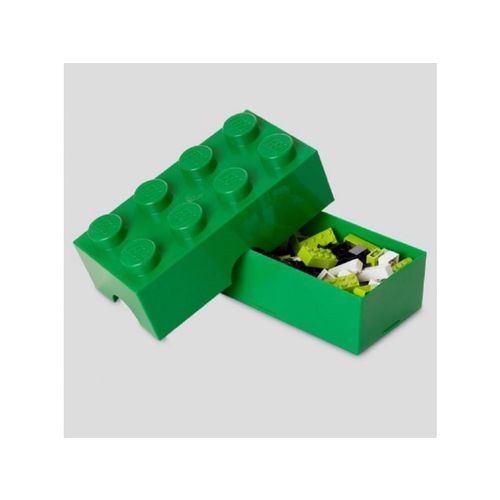 LEGO KUTIJA ZA ODLAGANJE ILI UŽINU, MALA (8): TAMNO ZELENA