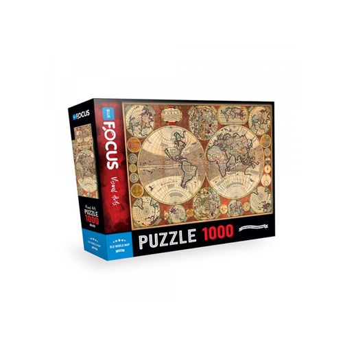 Blue Focus Puzzle 1000 delova Stara mapa sveta