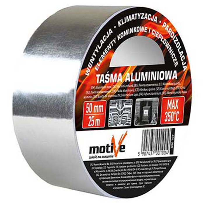 Aluminijumska traka Motive 50mm x 25m 350°C