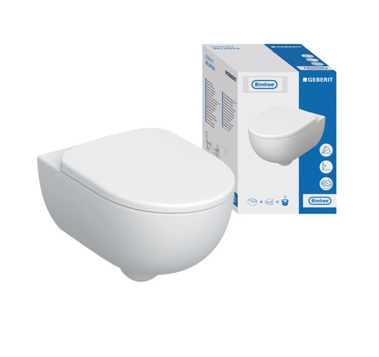 Geberit Wc šolja Projecta ovalna set Rimfree, T-53cmID: EK000769417