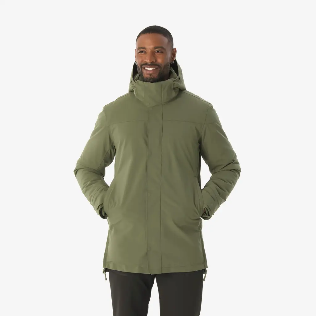 Parka za planinarenje vodootporna NH500 do - 10 °C muška - zelena