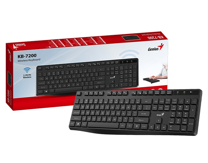 Genius KB-7200,SER,BLK,2.4GHZ,KB