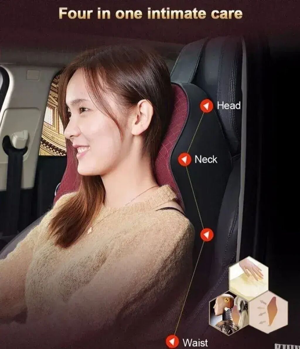 Jastuk za auto sediste novo. jastuk za auto sediste novo boja crna