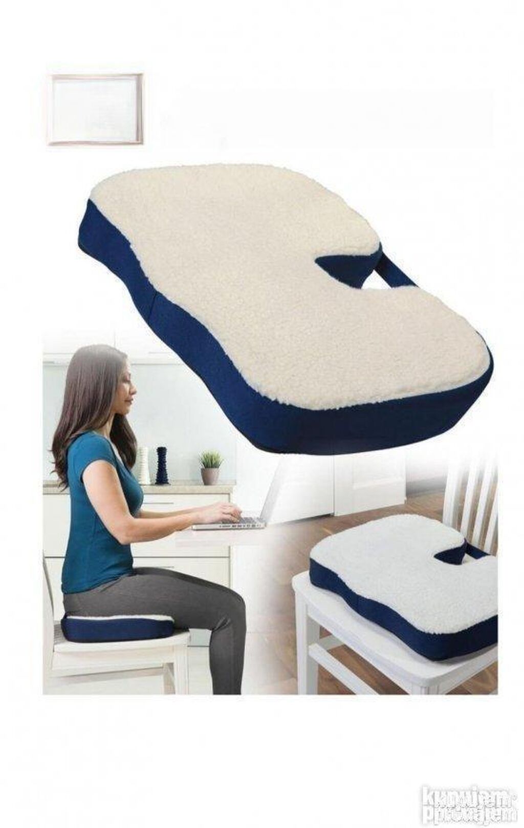 Jastuk za sedenje podmetac od memorijske pene-perfect cushio. jastuk