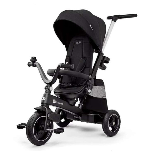 Kinderkraft tricikl Easy Twist 2u1 Black