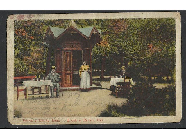 nis kiosk u parku 1920