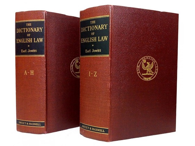 Dictionary of English Law