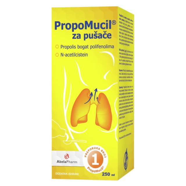 PropoMucil sa medom za pušače, 250 ml