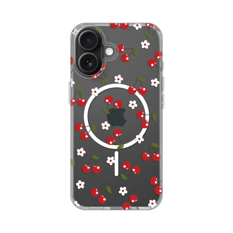 Maska Print Magsafe za iPhone 16 6.1 Cute Cherries