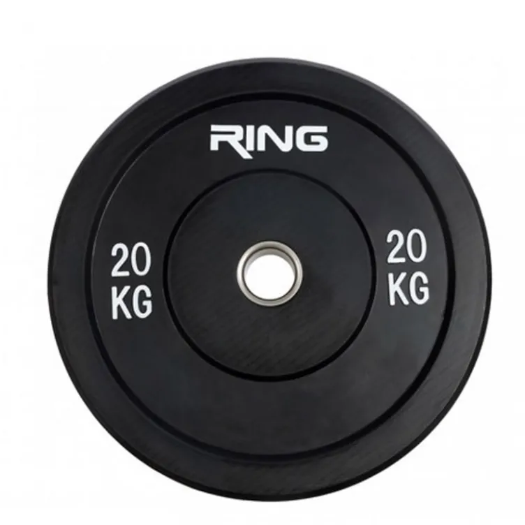 Olimpijski tegovi bumper-crni 1x20kg RX PL37-20
