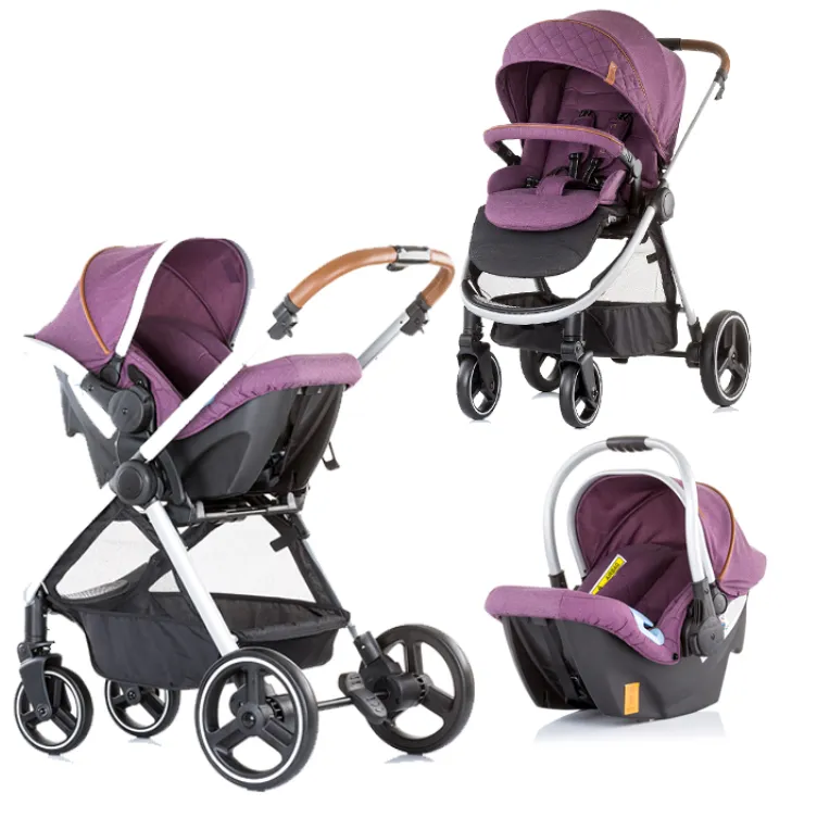 Kolica za bebe Baby stroller Prema 3 u 1 Chipolino 0+ Amethyst