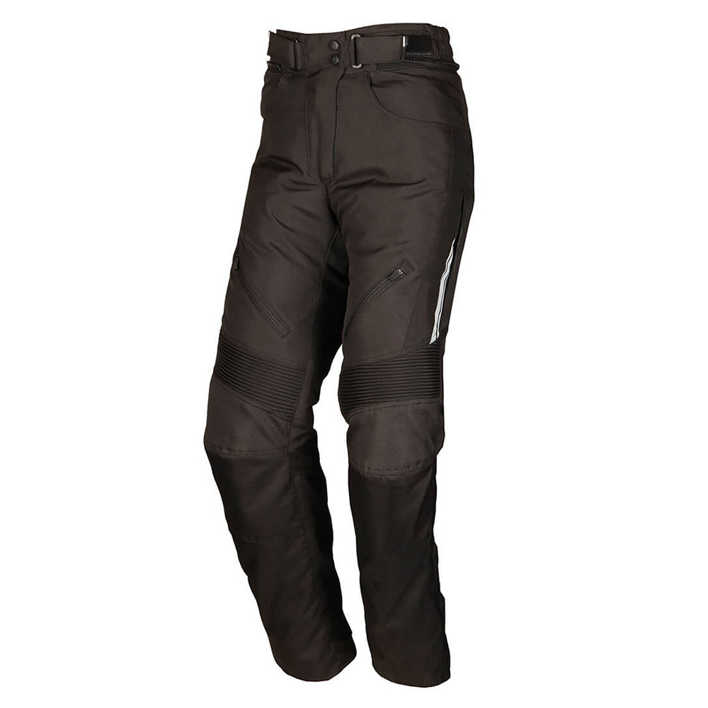 Moto pantalone VIOLETTA crne ženske MODEKA