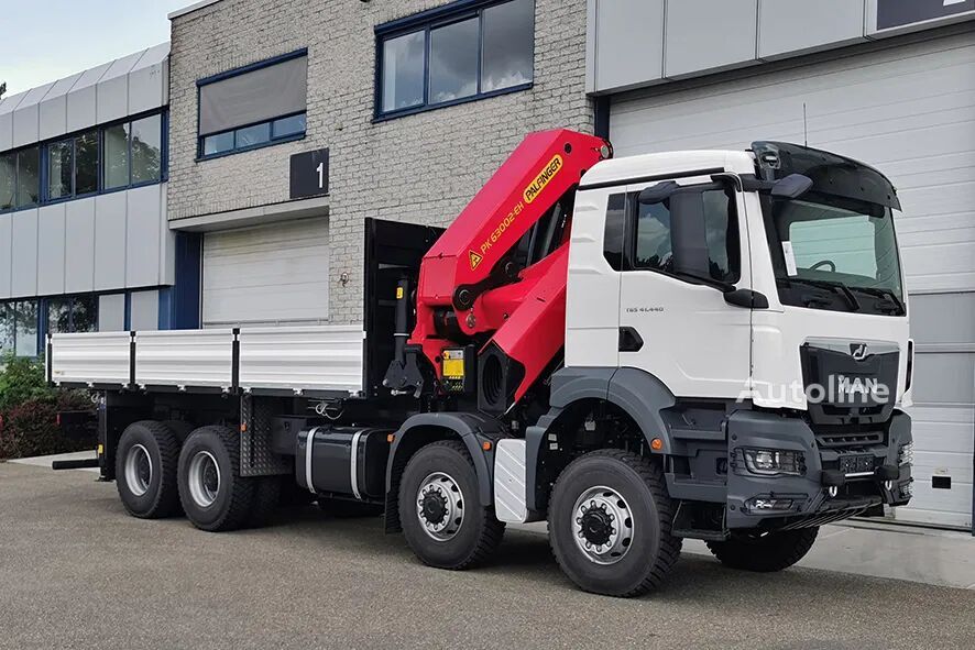 Novi MAN TGS 41.440 BB CH Flatbed with Crane (3 units) kamion s ravnom platformom