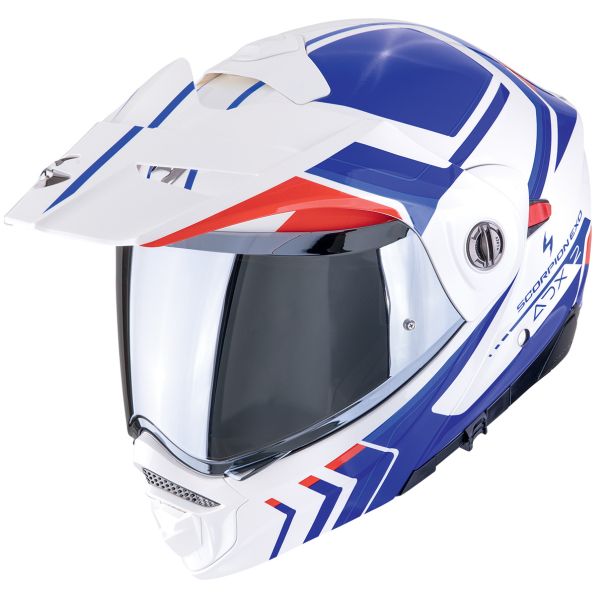 SCORPION Adx-2 lewis white-blue-red kaciga