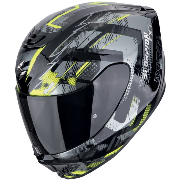 SCORPION Exo-391 clutter black-neon yellow kaciga