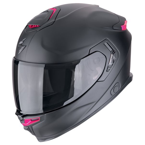 SCORPION Exo-gt sp air solid matt black pink kaciga