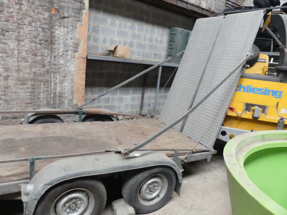 Prodaje se Remorque plateau double essieux Packo prikolicu za građevinske strojeve na aukciji
