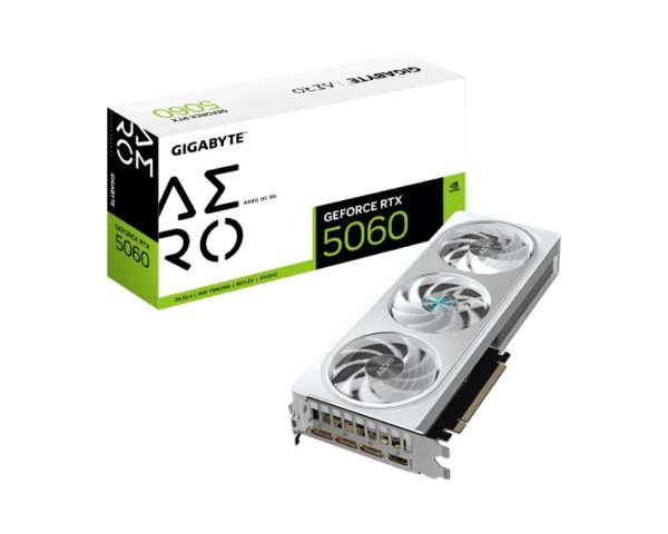 GIGABYTE nVidia GeForce RTX 5060 AERO 8GB 128bit GV-N5060AERO OC-8GD rev. 1.0 grafička karta