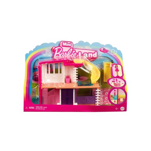 PERTINI Barbieland mini kuća sa žutim toboganom