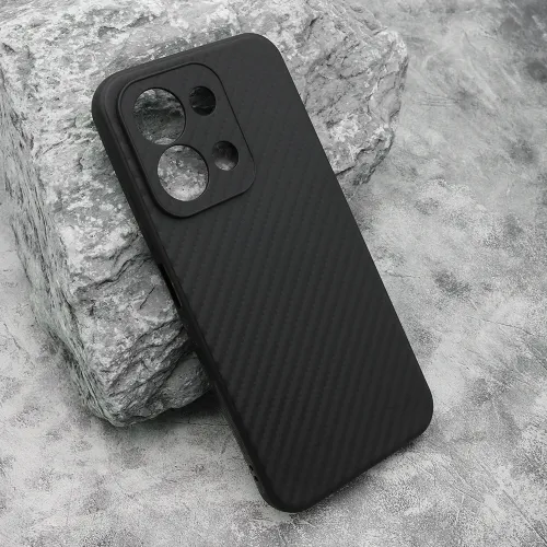 Silikonska futrola - maska CARBON LIGHT za Xiaomi Redmi 15C 4G 173mm (EU)/Redmi 15C 5G 173mm crna (MS)