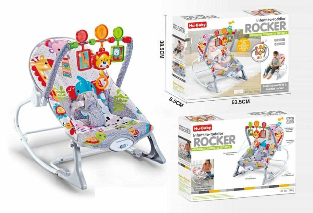 Hu-Baby Infant-to-Toddler Rocker – ljuljaška/ležaljka za bebe i malu