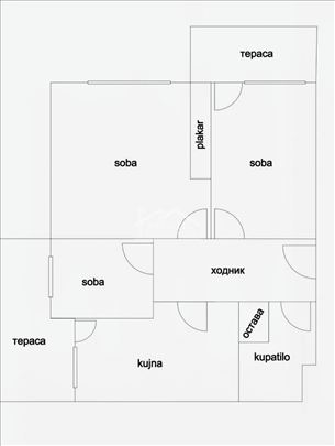 Vračar - Južni bulevar - 2.5, + 2 terase ID#24562