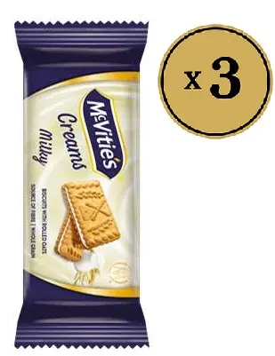 McVitie's Ovseni keks sa mlečnim filom 100g, 3 komada