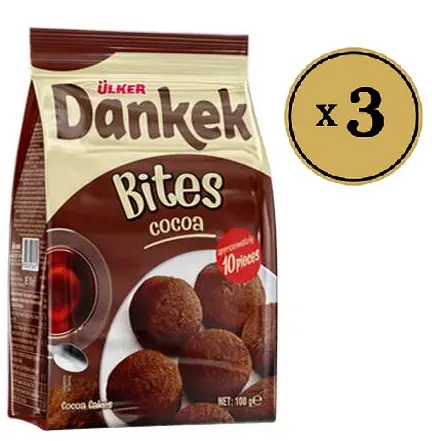 Ulker Dankek Masni kakao biskvit 100g, 3 komada